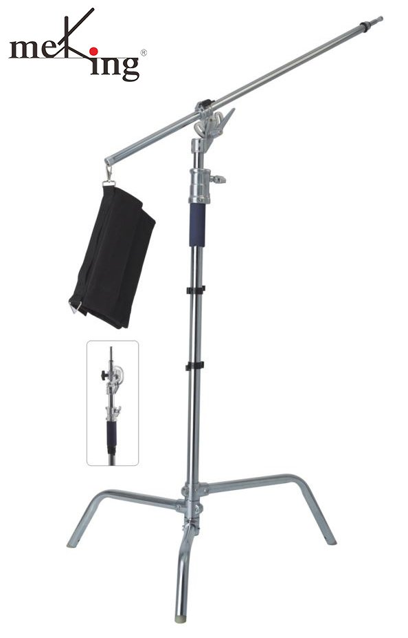 MeKing K4 2-in-1 C-Stand with Boom Stand